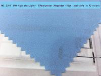 China Stretch 60 inch Plain Crepe Fabric Polyester Textile Material 130gsm for sale