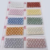 China 830gsm Tartan Chenille Polyester Tweed Wool Fabric Lady Overcoat Material for sale