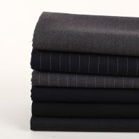 China Italian Merino Polyester Cashmere Tweed Wool Fabric 260-420gsm For Suiting for sale