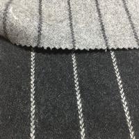 China 58 inch Red Plaid Tweed Fabric / 800gsm Wool Tweed Upholstery Fabric for sale