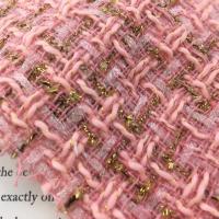 China Multicolor Yarn Dyed 850gsm Check Tweed Wool Fabric Polyester Coating Fabric for sale