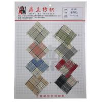 China 97% Polyester 3% Spandex Madras Gingham Plaid Fabric 160gsm Multi Colour for sale