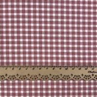 China Woven 200gsm 40s Red Check And Stripe Fabrics Polyester Gingham Fabric for sale