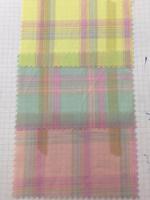 China 150cm Thin Lattice Gingham Check Fabric 60s 40s Cotton Fabric For Shirt for sale