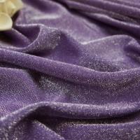 China Bright Pink Shiny Stretch Sequin Knit Fabric 40gsm Lurex Metallic Fabric for sale