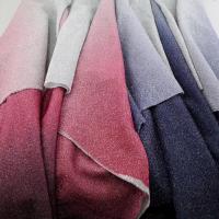 China Fancy Gradient Color 147cm Stretch Sequin Fabric Tricot Knitted for sale