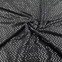 China 148cm 145gsm Polyester Lurex Spandex Glitter Metallic Fabric For Garment for sale