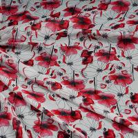 China Digital Printed 44 inch Silk Georgette Chiffon Fabric Crepe De Chine Material for sale