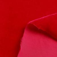 China Medium Weight 200gsm Silk Viscose Velvet Fabric For Autumn Winter for sale