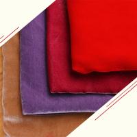 China Medium Weight 200gsm Silk Viscose Velvet Fabric For Autumn Winter for sale