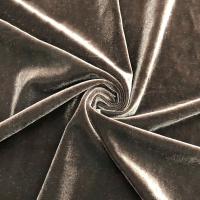 China OEM Luxury Crepe Flock Polyester Plush Velvet Velour Fabric 58 inch width for sale