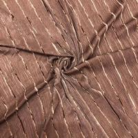 China 240gsm Sparkling Plush Spandex Velvet Velour Fabric Stripe Jacquard Bronzing for sale