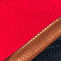China Soft Embossed 260gsm Stretch Velvet Velour Fabric Plaid Velvet Fabric for sale