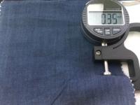 China Sustainable 100% Lycra 5.8/5.4oz Denim Jeans Fabric Plain Dyed for sale