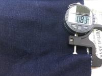 China 11.9oz 55.5 inch Stonewashed Denim Fabric 64% Cotton 23% Poly 10% Rayon 3% Spandex for sale