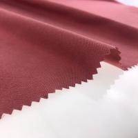 China 235gsm Polyester Suiting Fabric Plain Brushed Polyester Fabric  stain Resistant for sale