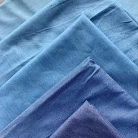 China Vintage Hole Ripped Washed Cotton Polyester Spandex Denim Fabric for sale