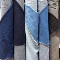 China Vintage Hole Ripped Washed Cotton Polyester Spandex Denim Fabric for sale