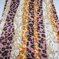 China Woven Color Polyester Chiffon Printed Fabric Leopard For Dress for sale