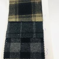 China Tartan Check Woolen Plaid Tweed Wool Fabric Sustainable 600gsm for sale