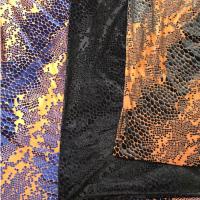 China Animal Flower Pattern Polyester Silk Burnt Out Velvet Velour Fabric for sale
