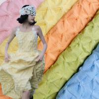 China Breathable Textured Polyester Jacquard Fabric 129gsm For Garment for sale