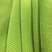 China Supple Stretch Plisse 100% Polyester Pleated Fabric Stripe Fluid 200g for sale