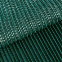 China Fold Glitter Gold Line Striped Pleated Lurex Fabric Plisse Crafts for sale