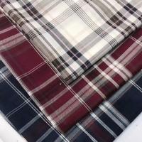 China Check Shirt Yarn Dyed Plaid Cotton Fabric Brushed Tartan Woven for sale