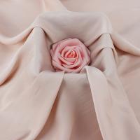 China 130GSM Dyeing Polyester Fabric Plain Smooth Dress Textile Material Satin Fabric for sale