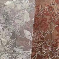 China 320gsm Velvet Polyester Silk Velour Fabric Burnt Print Floral Love Heart Leopard for sale