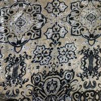 China 320gsm Velvet Polyester Silk Velour Fabric Burnt Print Floral Love Heart Leopard for sale