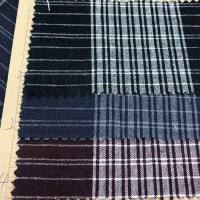 China Poplin Plaid Twill Linen Check And Stripe Fabrics Gingham Garment Materials for sale