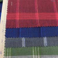 China Poplin Plaid Twill Linen Check And Stripe Fabrics Gingham Garment Materials for sale