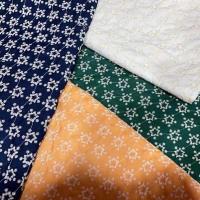 China Circle Hollow Out Cotton Embroidered Fabric Geometric 52'' Width for sale