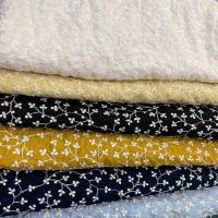 China Circle Hollow Out Cotton Embroidered Fabric Geometric 52'' Width for sale