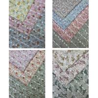 China Chiffon Bottom Polyester Flower Printed Fabric For Lace Embroidery for sale