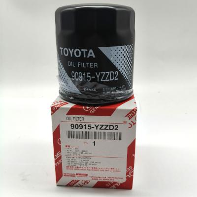 China 90915-YZZD2 Spin-On Oil Filter Fits Toyota Camry & Hilux Gasoline Vehicles, Cross Ref 15601-13051, Ø74×85mm Black Coated Metal Housing with Complete O-Ring Kit, OE Standard & Easy Installation for sale