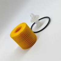 China 04152-37010 Engine Oil Filter Cartridge Fits Toyota Prius Corolla 1.8L Cross Ref 04152-YZZA6, Ø61×57mm Yellow Synthetic Filter Paper with Full O-Ring Accessories, OE Standard & Easy Installation for sale