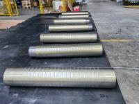 China Printing Machine Part Guide Aluminum Idler Roller Aluminium Guide Roller for sale