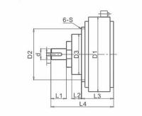 China Hot sales Japan MITSUBISHI type magnetic particle powder brake for cutting machine for sale