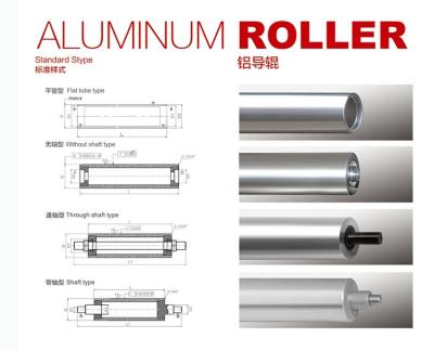 China Factory Customized Conveyor Aluminum Guide Roller Wholesale Aluminum Idler Roller with Low Price for sale