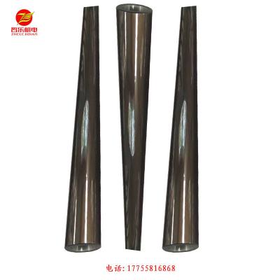 China Customized cnc machined aluminum grooved rollers with brown hard anodizing Aluminum Roller for sale
