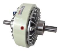 China High quality double shaft magnetic powder clutch/magnetic particle clutch factory price for sale