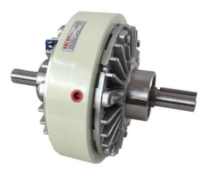 China High quality double shaft magnetic powder clutch/magnetic particle clutch factory price for sale