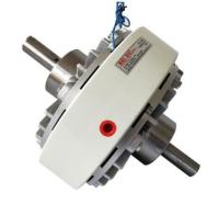 China High quality double shaft magnetic powder clutch/magnetic particle clutch factory price for sale