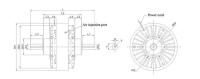 China Hot Sale High quality hollow shaft clutch 24v magnetic powder clutch for sale