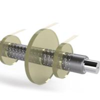 China Slip differential gas expansion shaft for slitting machine for sale