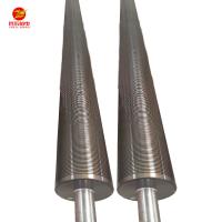 China Roller With Shaft Galvanized Or Stainless Steel Aluminum Graviti Conveyor Rollers With Hexagon Shaft for sale