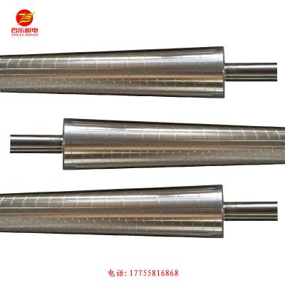 China High Quality Professional polin conveying roller for material transport Rubber Coated Idler Roller for sale